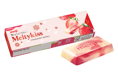Meltykiss Strawberry แพ็คแท่ง 41g | Welcome to Japan | Meiji Co., Ltd.